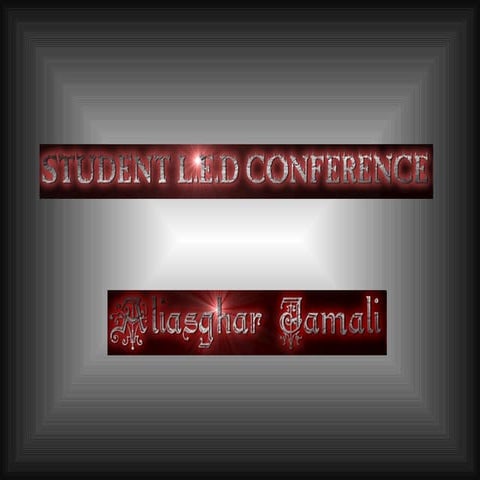Student Led Conference | PPT