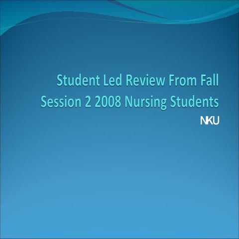 Student Led Turning Point Fall Session 2 2008 | PPT