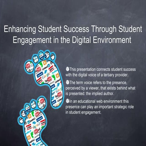 Student engagement through the LMS | PPT