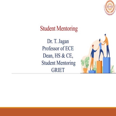 Student Mentoring PPT by Dr.Jaganpdfpdfpdf | PDF