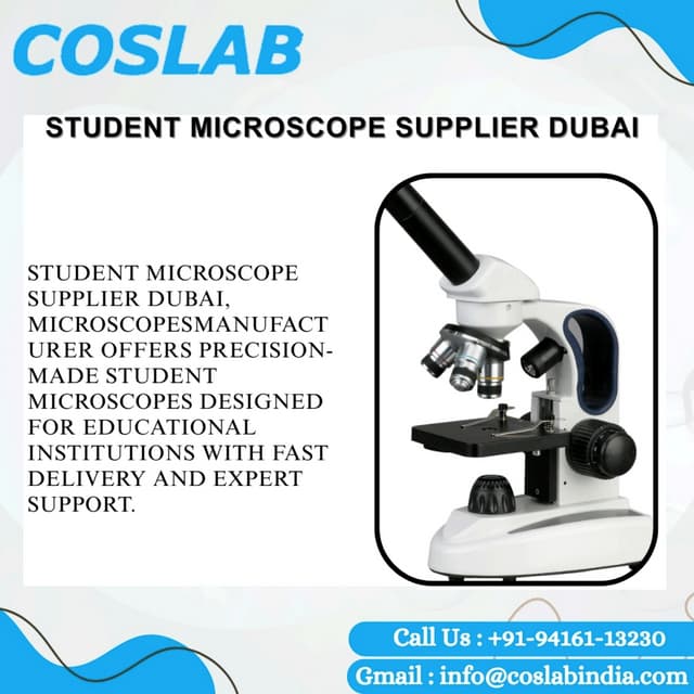Student Microscope Supplier Dubai. pdf | PDF