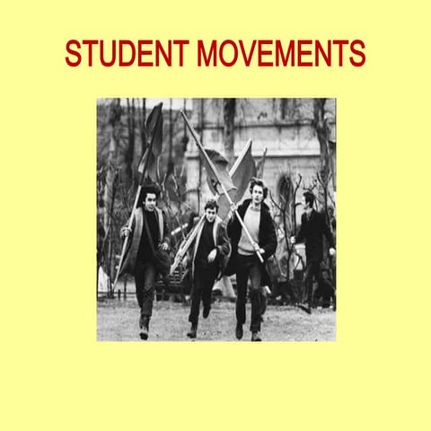 Student movements | PPTX