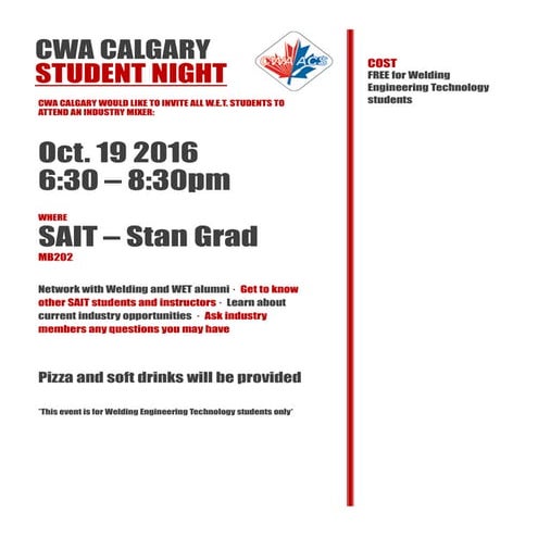 Student night poster 16 r1 | PDF