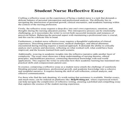 Student Nurse Reflective Essay.pdf