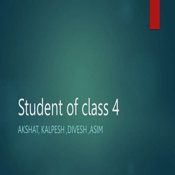 Student of class 4.pptx
