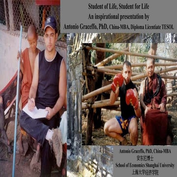 Student for Life, Student of Life | PPT