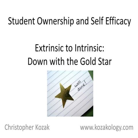 Student ownership and self efficacy | PPTX
