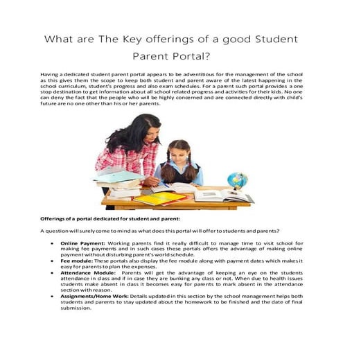 Parent portal | PPTX