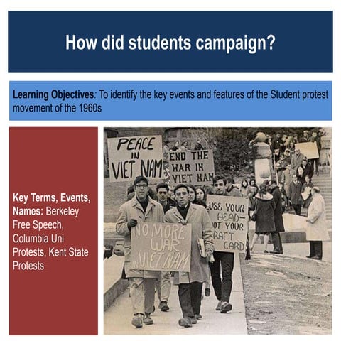 Student Protest Movement - Part 2 | PPT