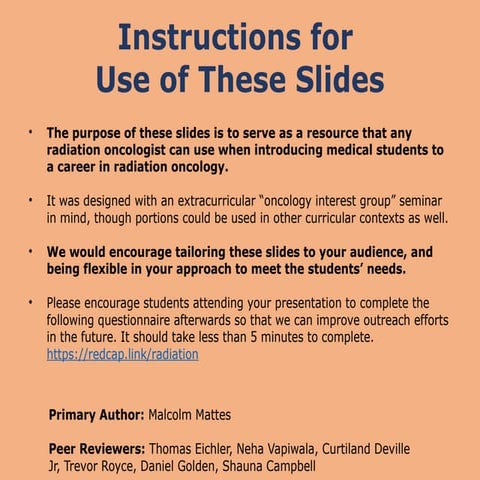Student By Astro Radiation Oncology Education Pptx
