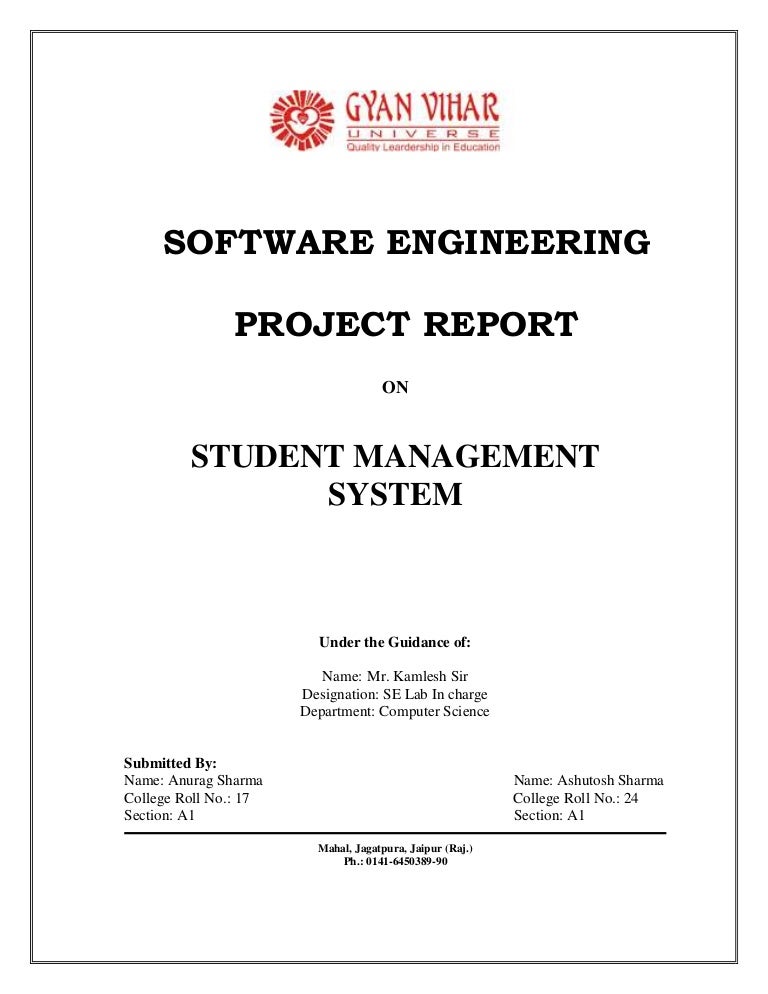 Student report