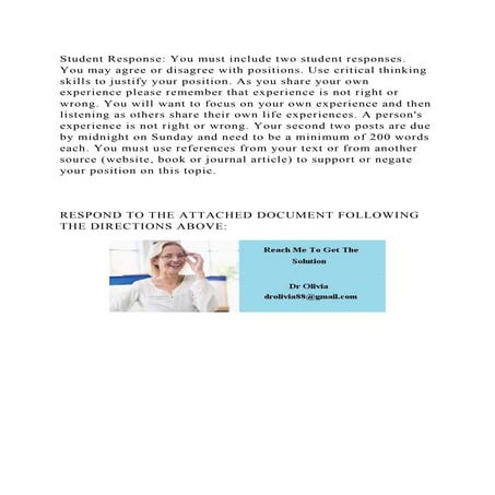 Student Response You must include two student responses. You may ag.docx