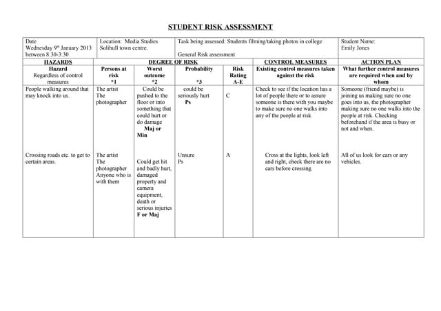 Student risk assessment | PPT Student risk assessment | PPT