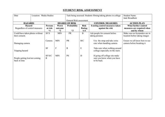 Student risk assessment_form-3 | PPT