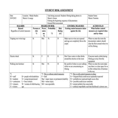 Student risk assessment 2 | DOC