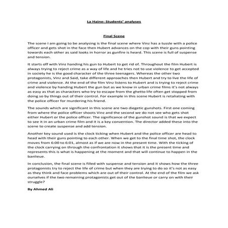 Students analysis | DOCX