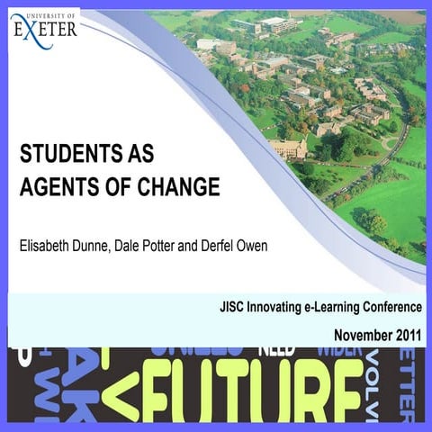 Students as agents of change | PPT