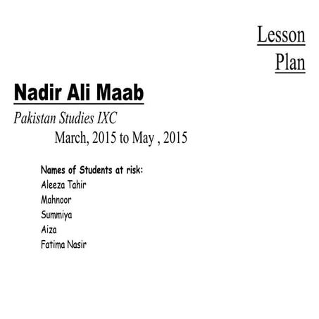 students at risk lesson plan.docx