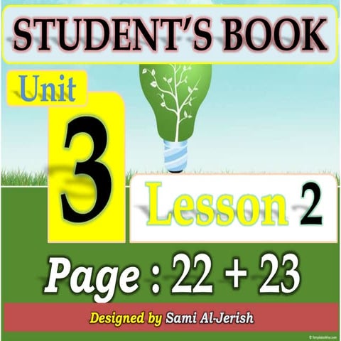 Student's book u3 l2 -page 22-23 | PPSX