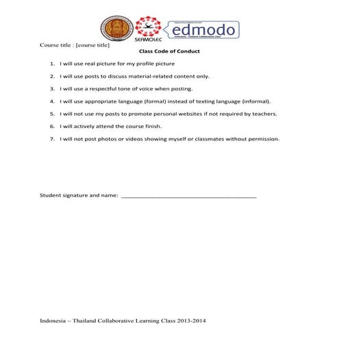 Students code of conduct | DOC