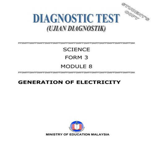 Module 8 generations of eletricity PMR | PDF | Free Download