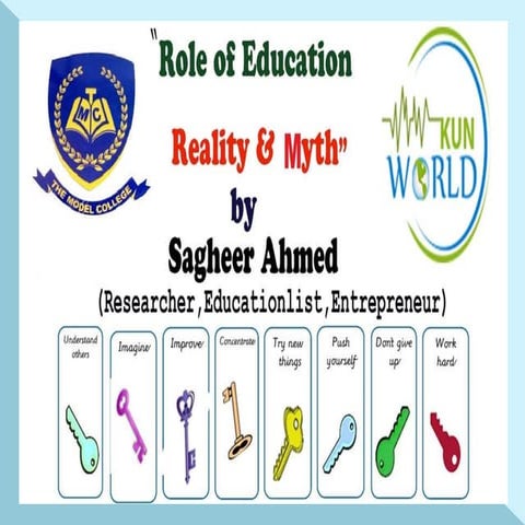 Students' grooming session at The Model College | PPTX