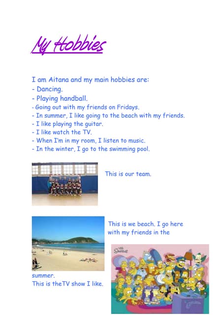 Sports and Hobbies | PPT | Sports