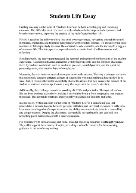 Student Life Essay.pdf