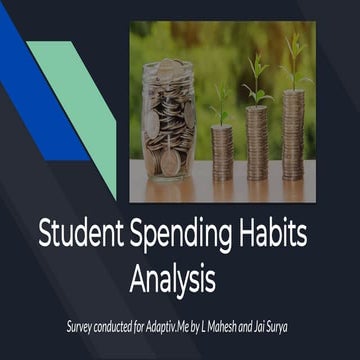 Students Spending Habits. | PPTX