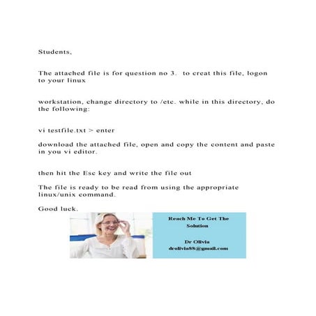 Students,The attached file is for question no 3. to creat.docx