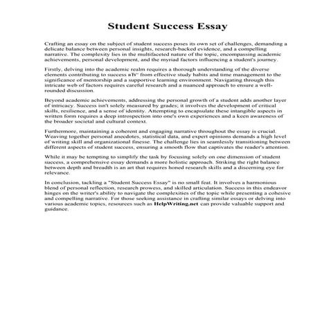 Student Success Essay.pdf