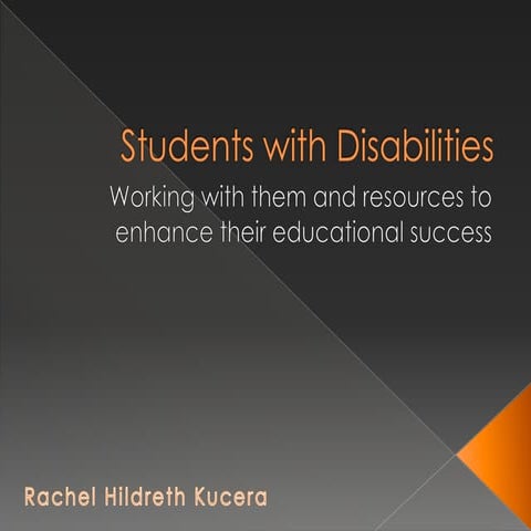 Students with Disabilities | PPT