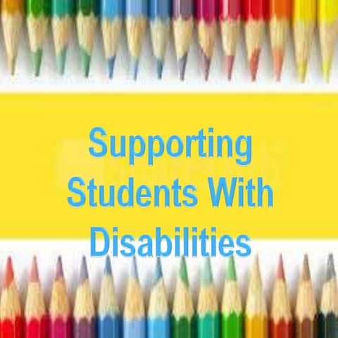 Students with disabilities | PPT