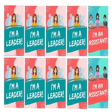 Tag Pelajar (Student Tag): I'm a Leader & I'm an Assistant | PPT