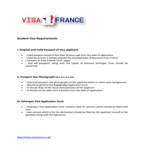 Study abroad! Get student visa instantly with visas france | PDF
