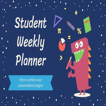 Student Weekly Planner by Slidesgo.pptx