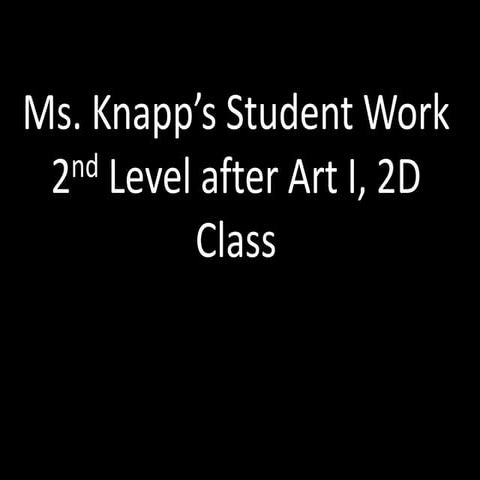 Student work | PPT