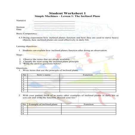 Student worksheet1 | PDF