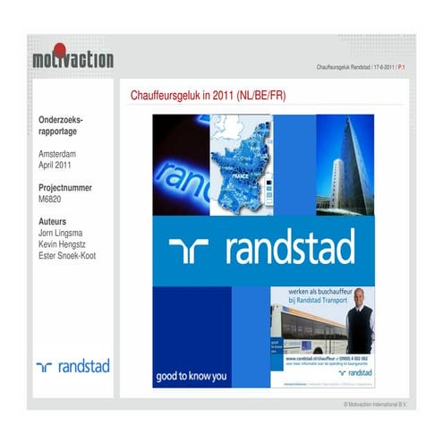 Studie Randstad Geluk Onder Chauffeurs | PPT