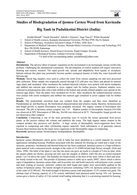 Composting(Research proposal) | PPTX
