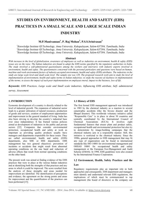 Stakeholder Roles In Improving Occupational Health and Safety (OHS): A ...
