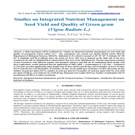“Effect of Organic Fertilizer on the Growth Performane of Brassica rapa Under La Union ...