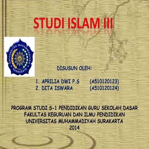 Studi islam 3 | PPT