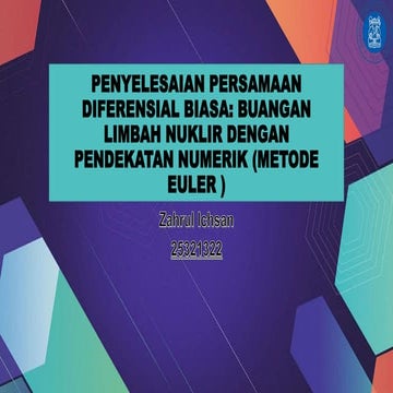 STUDI KASUS -Metode Euler .pptx