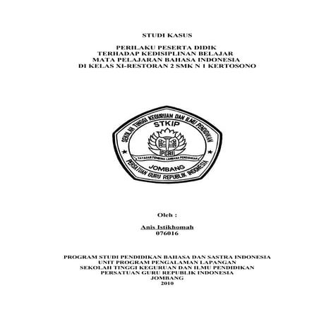 contoh studi kasus | DOC