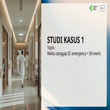 Studi Kasus PMKP Kosong manajemen tentang sc emergency | PPTX