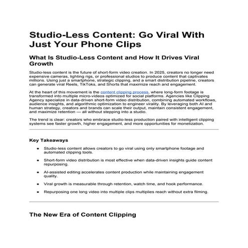 Studio-Less Content_ Go Viral With Just Your Phone Clips.docx