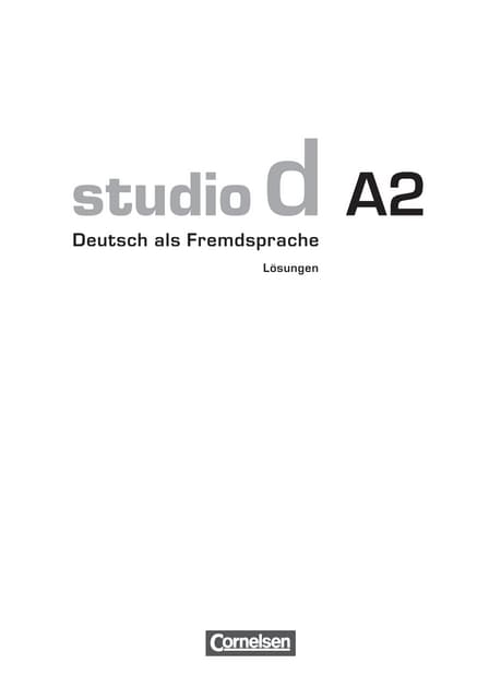 250043199 studio-d-b1-sprachtraining-loesungen-pdf | PDF