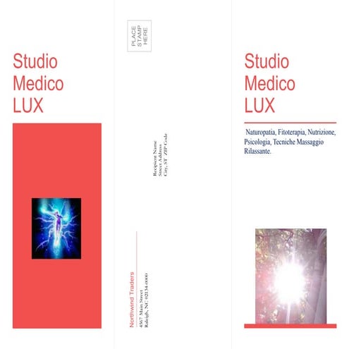 Studio Medico LUX - (Brochure) - Roxana Rego Conde | PPTX | Medical Health