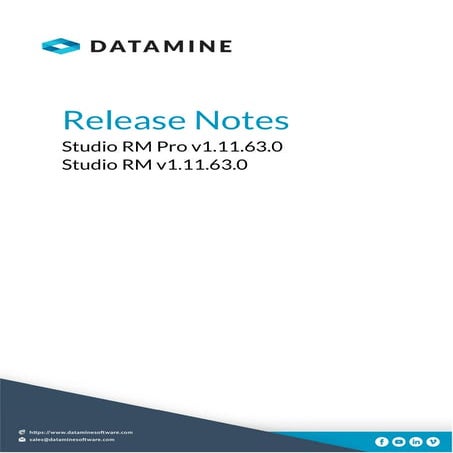 Studio rm 1_11_release_notes | PDF | Graphics Software | Computer ...